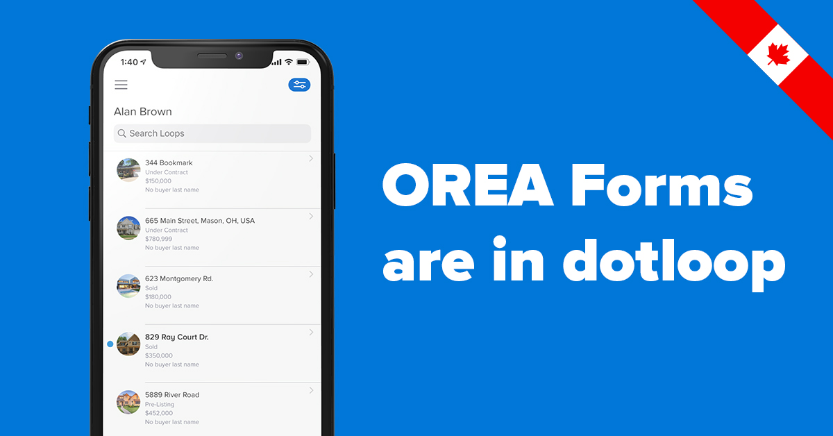 Ontario Real Estate Forms Are Now Available | Dotloop